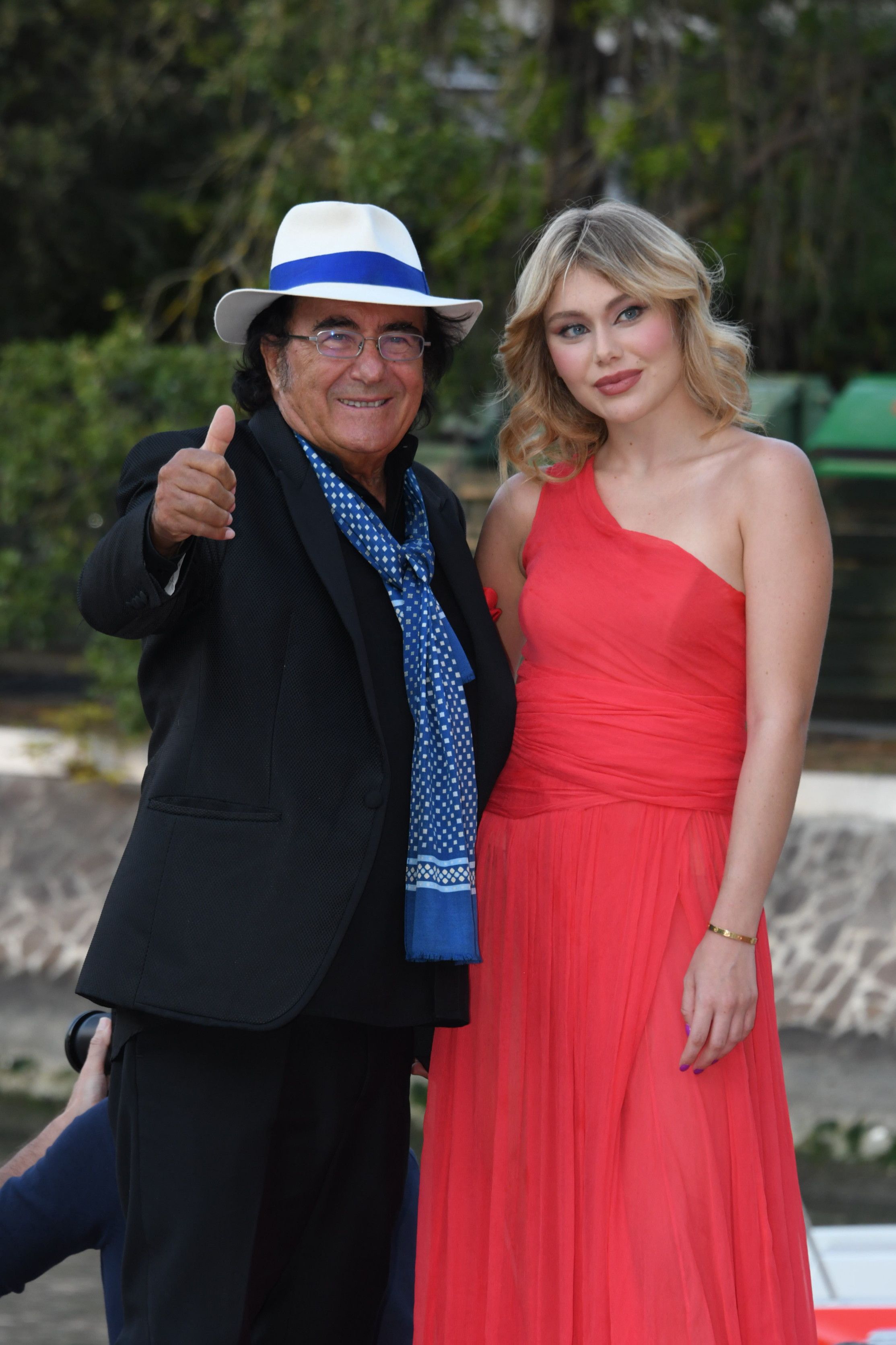 Venezia 78: Al Bano con la figlia Jasmine sul red carpet - Tgcom24