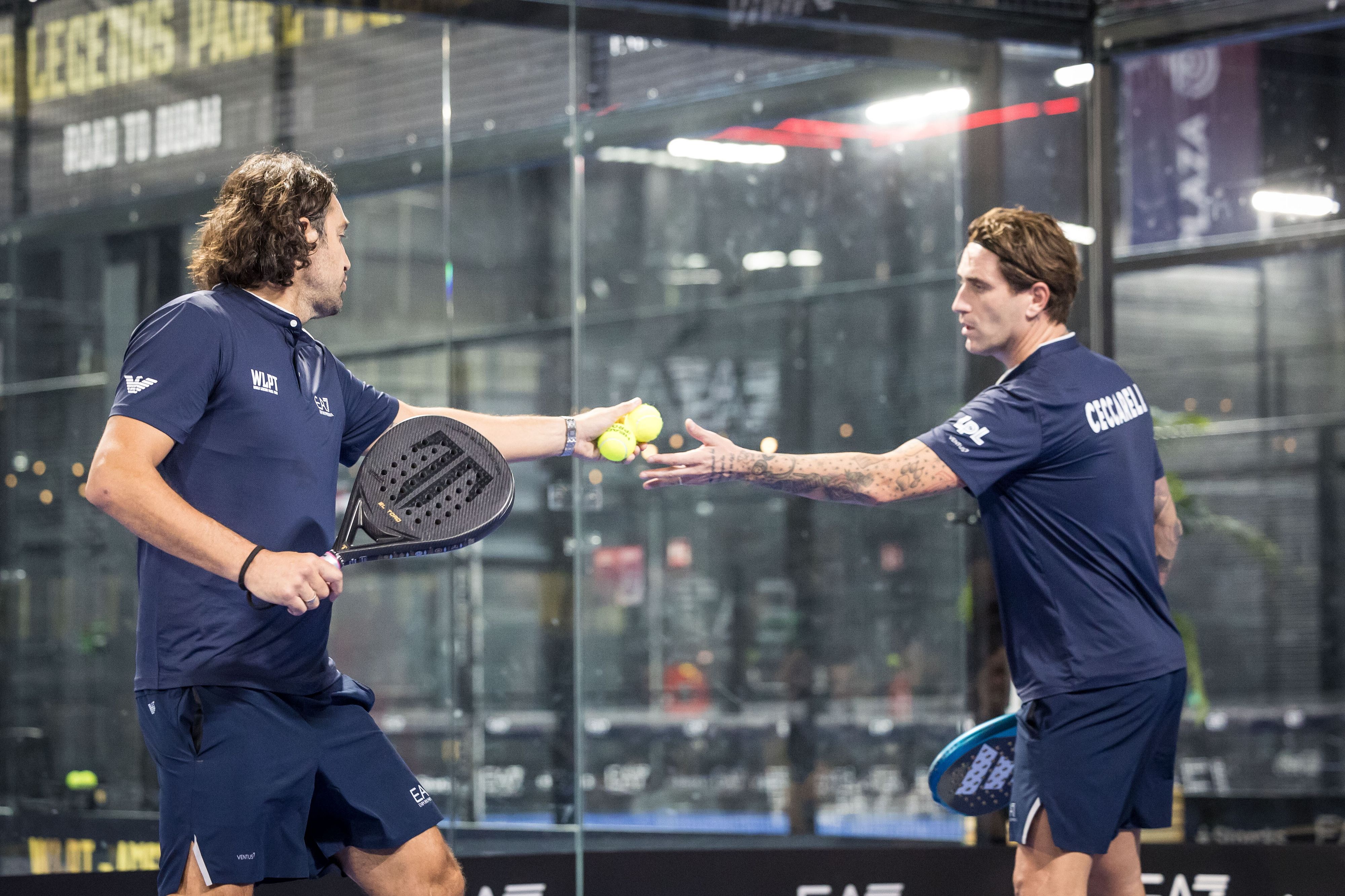 EA7 World Legends Padel Tour: Toni ha la meglio su DeBoer