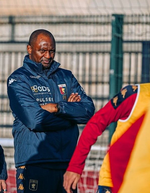 Genoa, Patrick Vieira è ufficialmente il nuovo allenatore