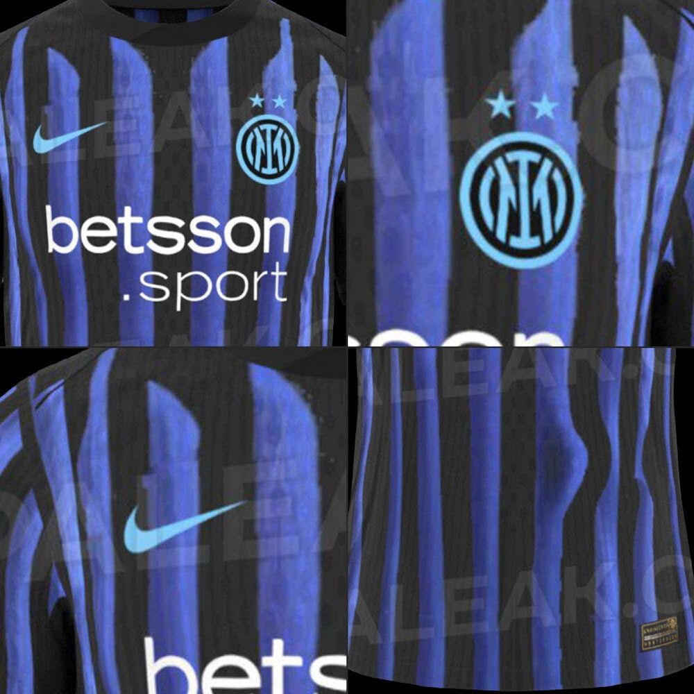 Inter, la prima maglia per la stagione 2025/26: ecco le prime immagini
