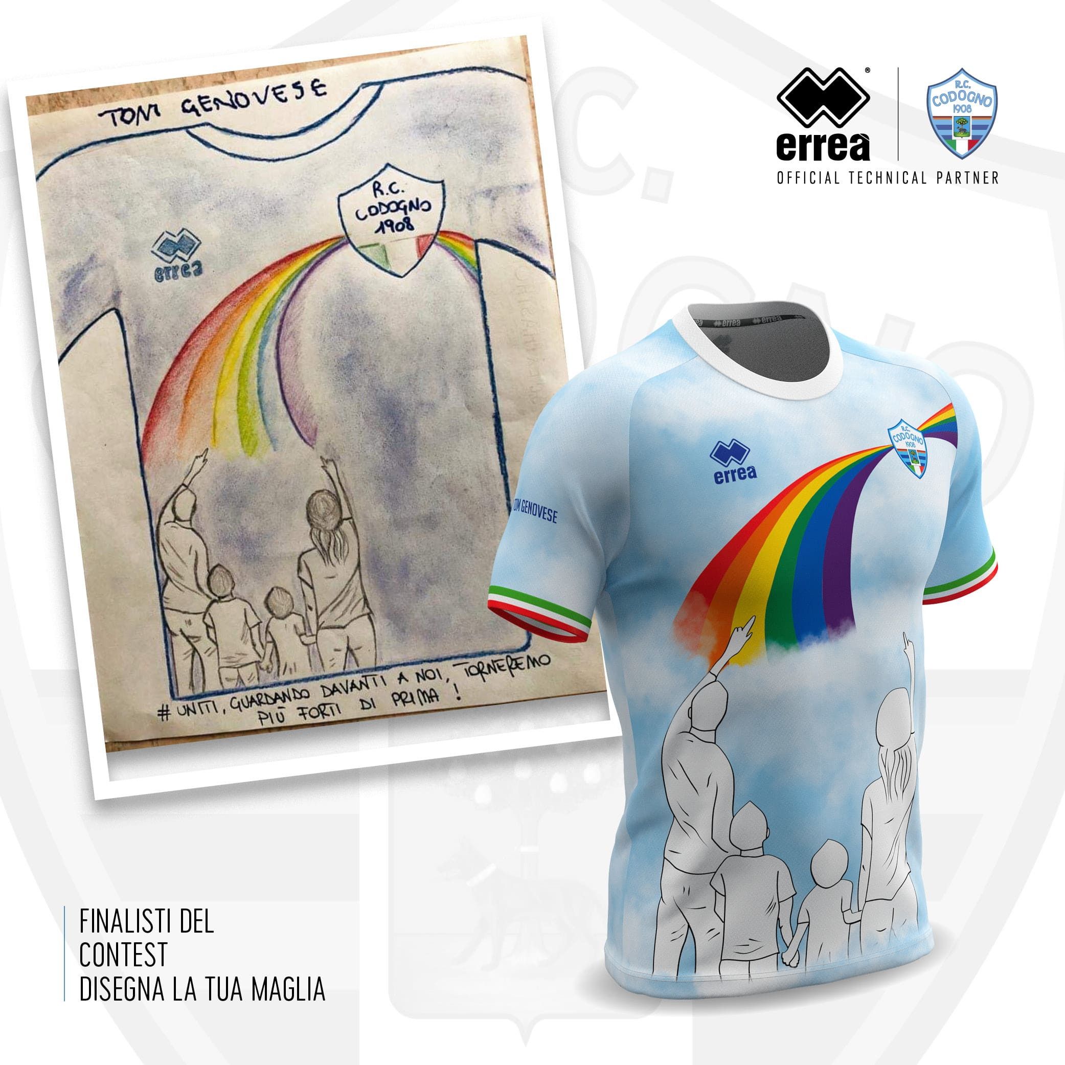 Codogno, le maglie della squadra di calcio disegnate dai bambini ...