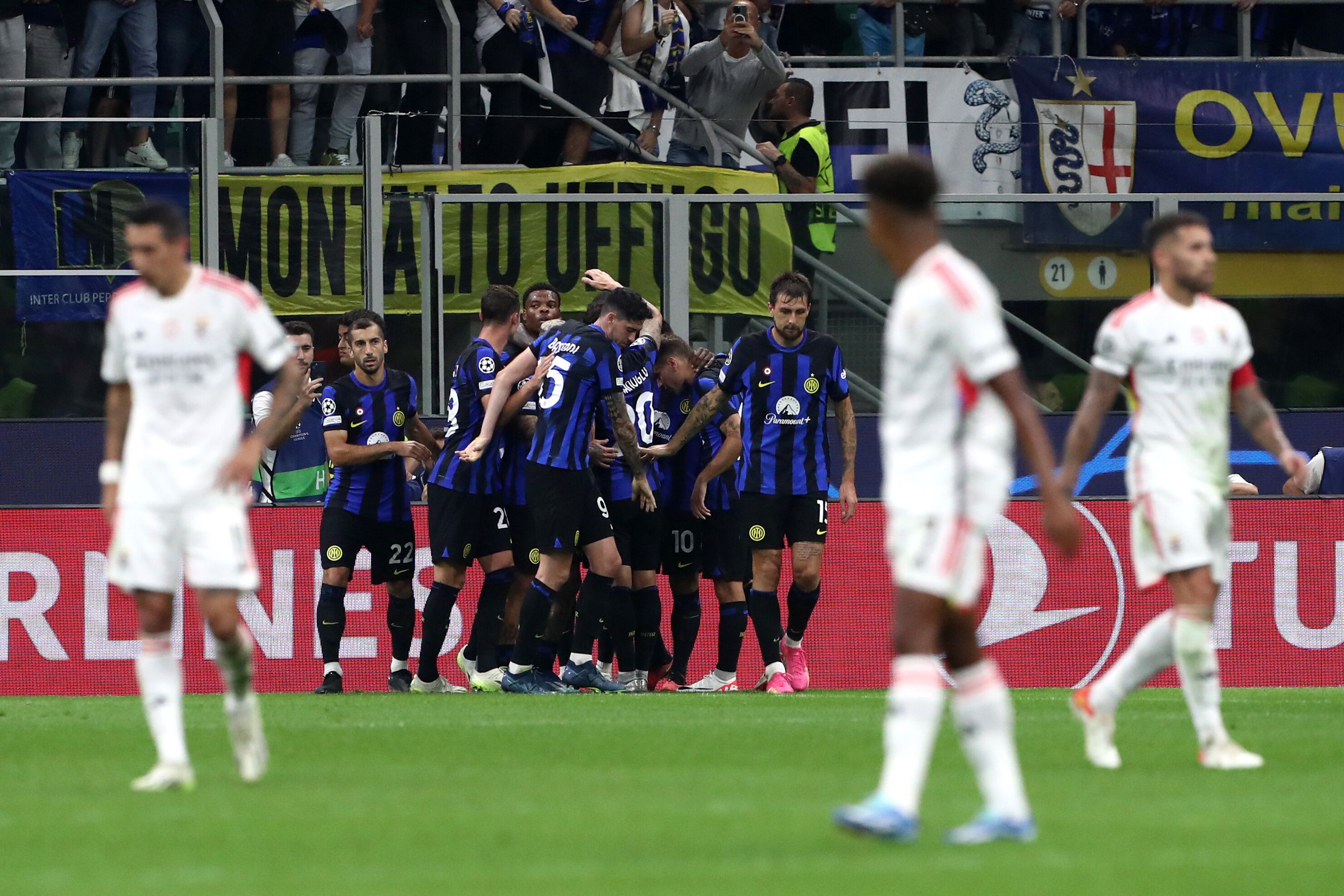 Inter, prima vittoria in Champions: Thuram stende il Benfica