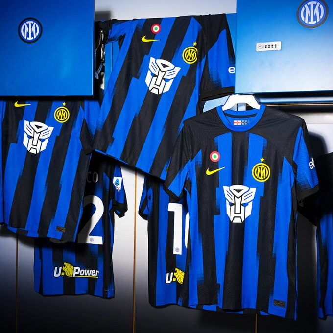 Inter, contro l'Udinese maglia speciale dedicata ai Transformers