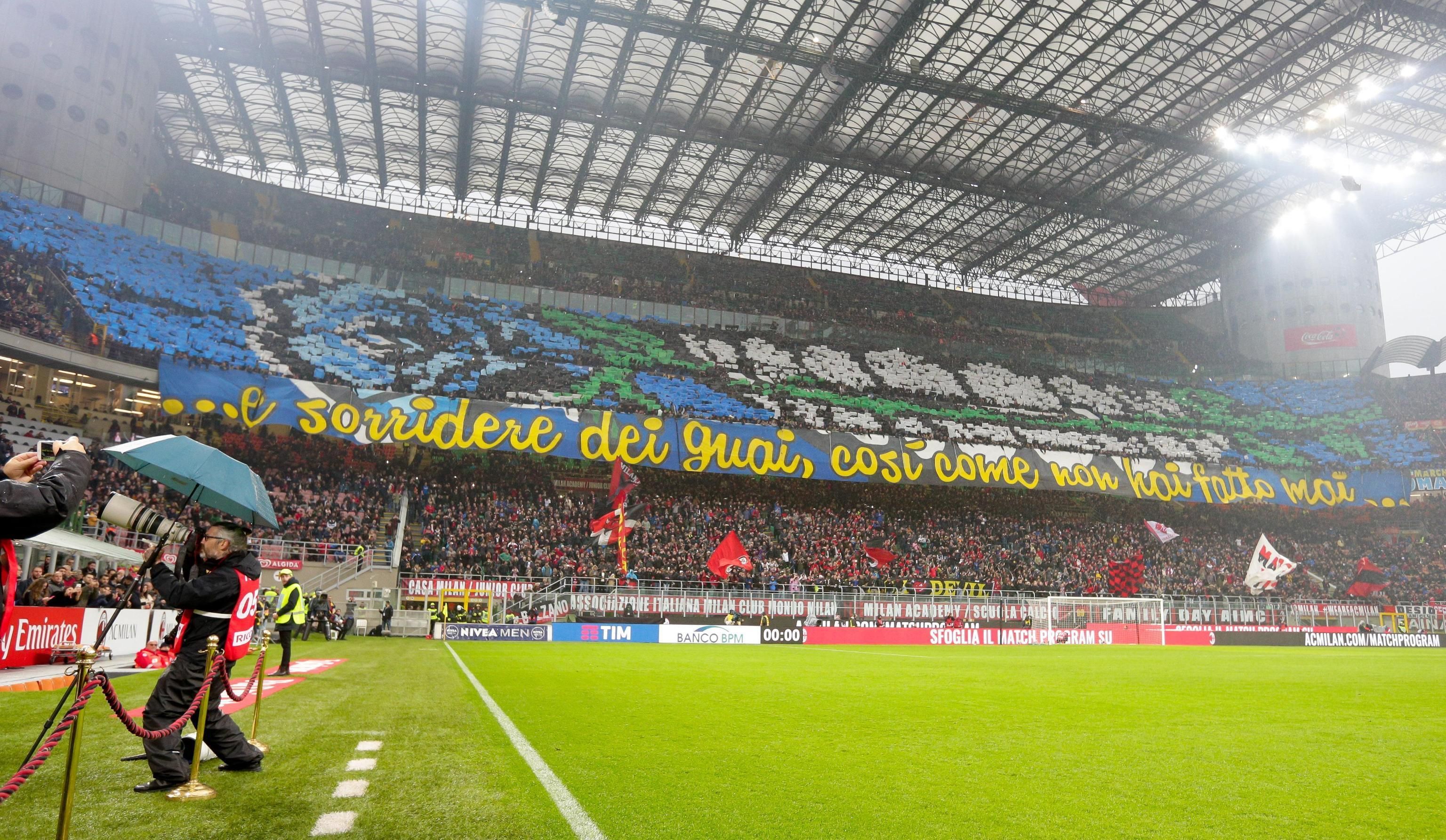 Inter-Milan, le coreografie più belle del derby di Milano - Sportmediaset