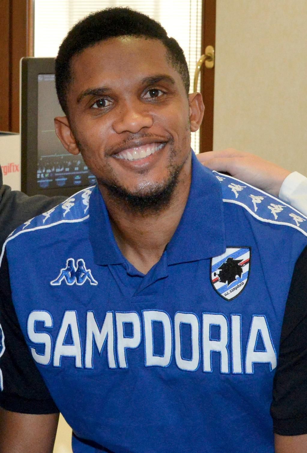 Sampdoria, Samuel Eto'o in tribuna - Sportmediaset