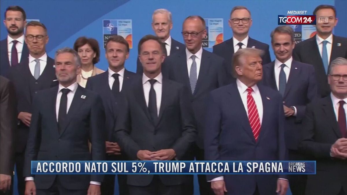 Breaking News delle 21.30 | Accordo Nato sul 5%, Trump attacca la ...