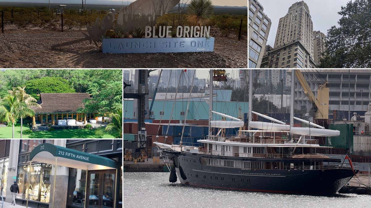 Dal mega yacht della luna di miele alle ville: ecco a quanto ammonta la fortuna di Jeff Bezos