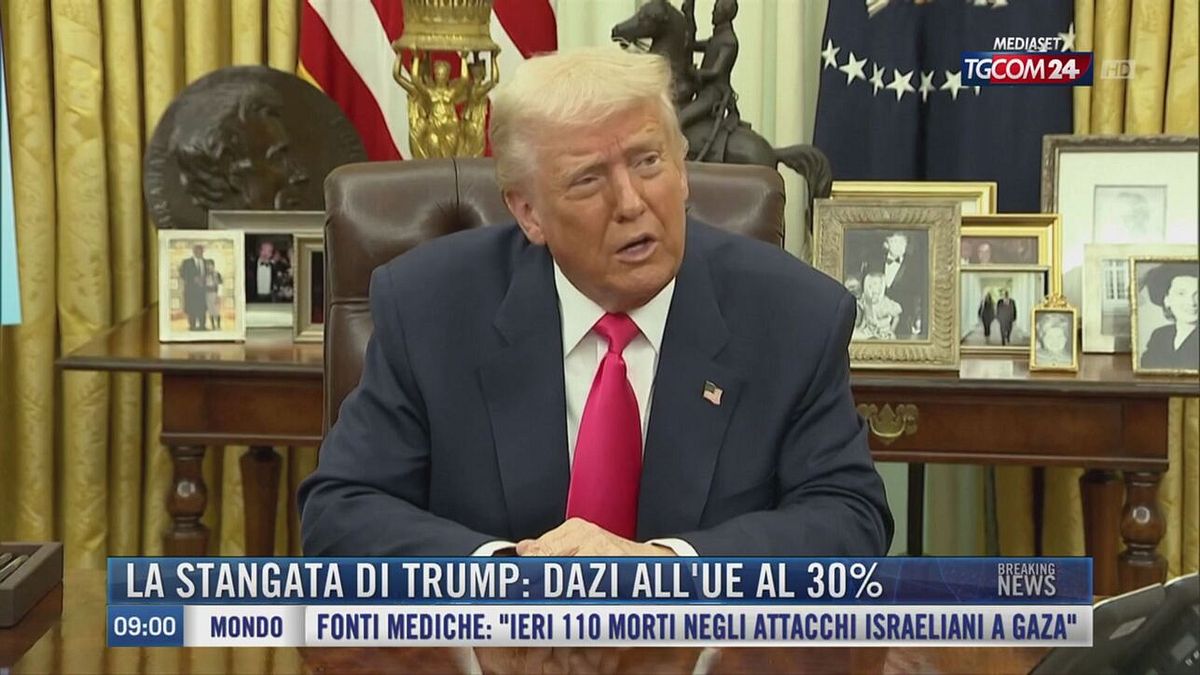 Breaking News delle 09.00 | La stangata di Trump: dazi all'Ue al 30% ...