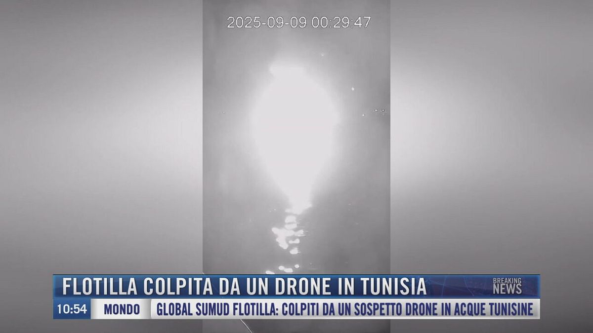 Breaking News delle 11.00 | Flotilla colpita da un drone in Tunisia ...