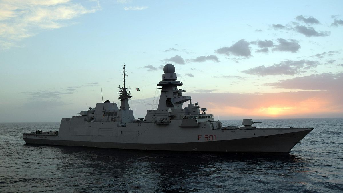 La fregata della Marina Militare Virgilio Fasan