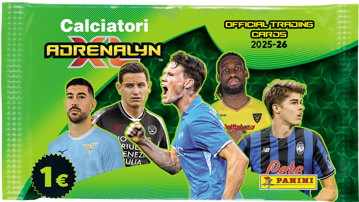 Panini releases 2025-2026 Calciatori Adrenalyn XL trading cards for ...