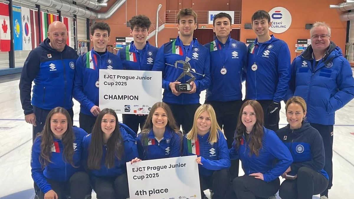 Curling: Italia jr maschile vince torneo Ejct di Praga