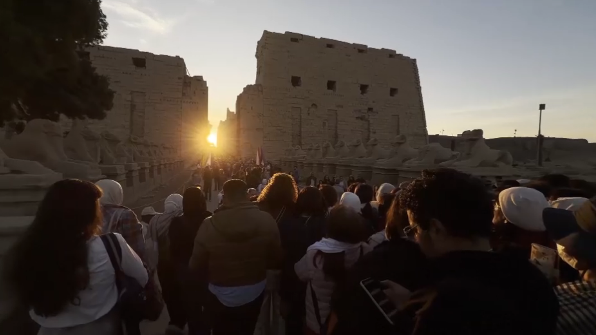 Solstizio d'inverno, il sole si allinea con il Tempio di Amon-Ra