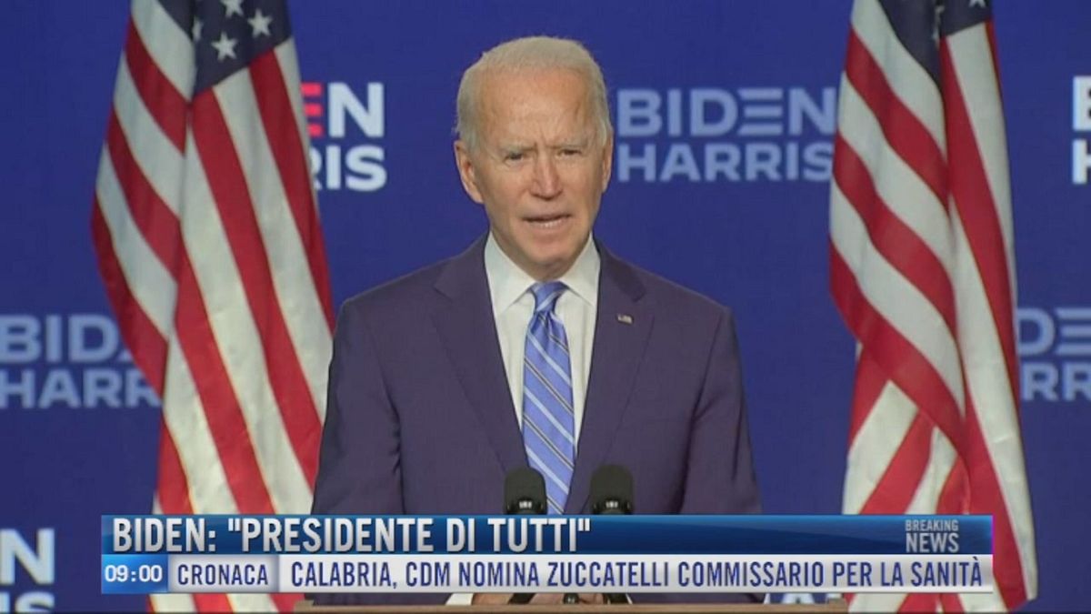Breaking News delle 09.00 | Biden: "Presidente di tutti" - Tgcom24