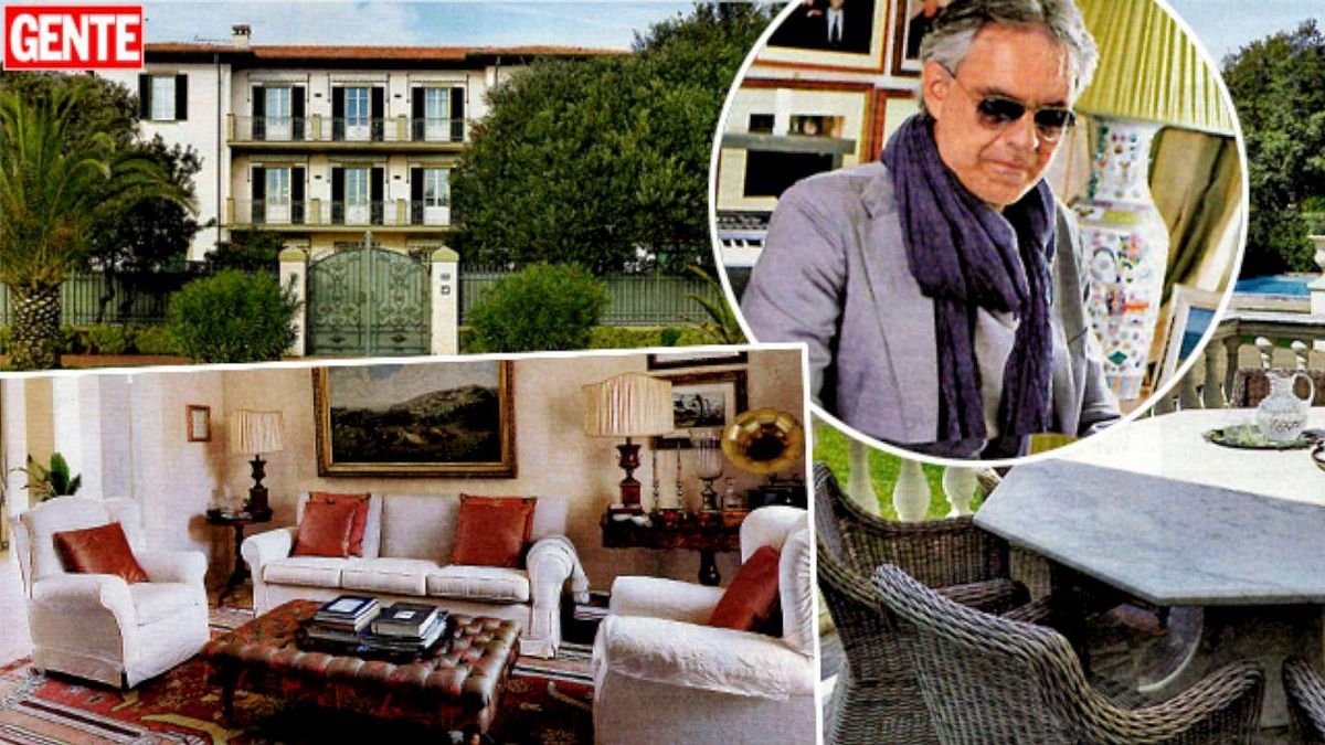 Andrea Bocelli, ecco la sua villa di lusso a Forte dei Marmi - Tgcom24
