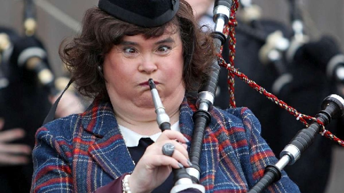 Susan Boyle, la star di "Britain's got Talent" madrina delle cornamuse ...