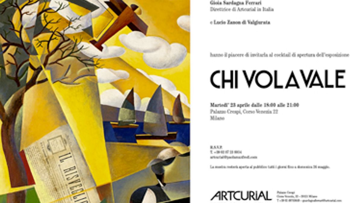 Artcurial Italia: “Chi vola vale”, Palazzo Crespi, Milano - Tgcom24