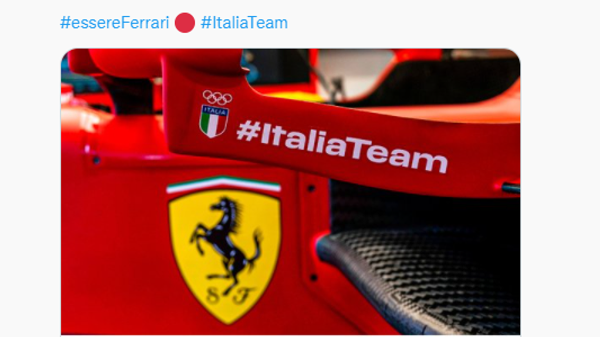 Dalla Rossa...agli Azzurri: gli auguri della Ferrari ad Italia Team ...