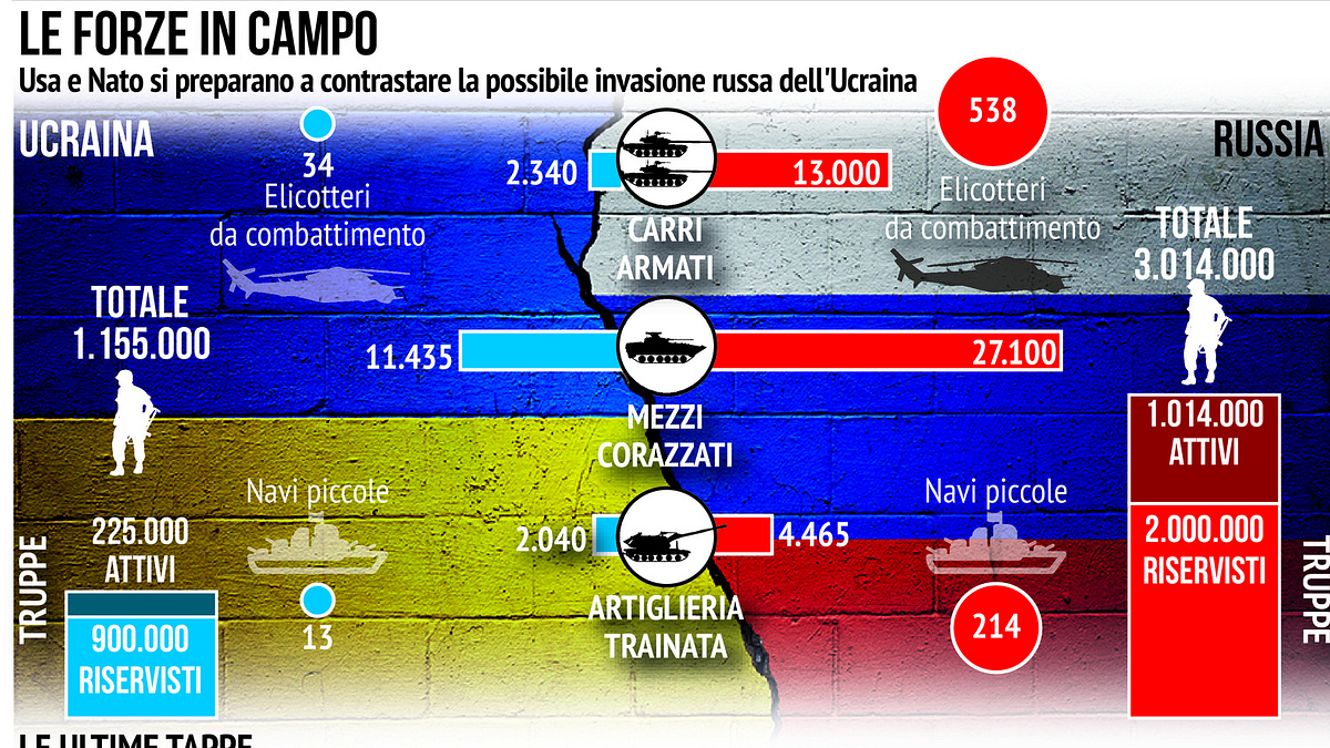 Ucraina, le forze in campo - Tgcom24