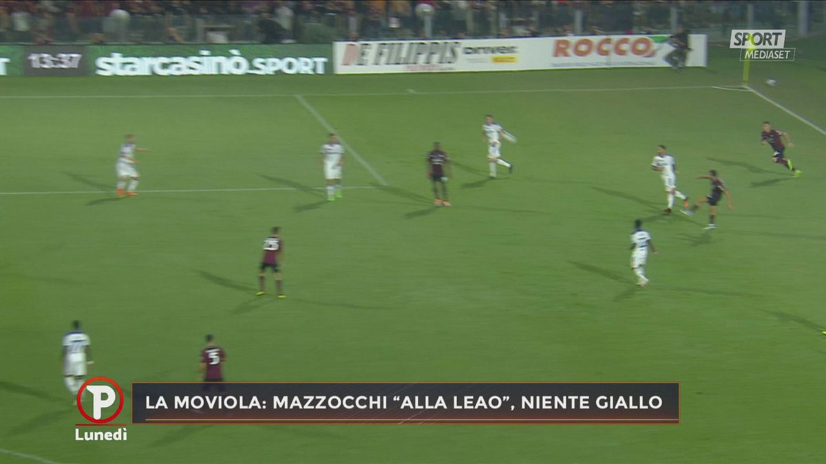 Mazzocchi fa una rovesciata "alla Leao", ma niente ammonizione: perché ...