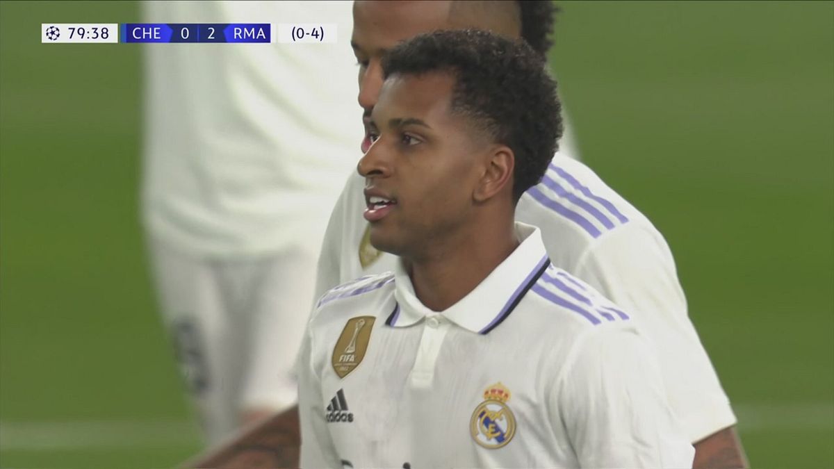 80' | Gol di Rodrygo (Chelsea-Real Madrid 0-2) - SportMediaset