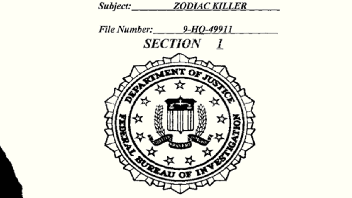 Zodiac, "l'Fbi ha identificato il serial killer"