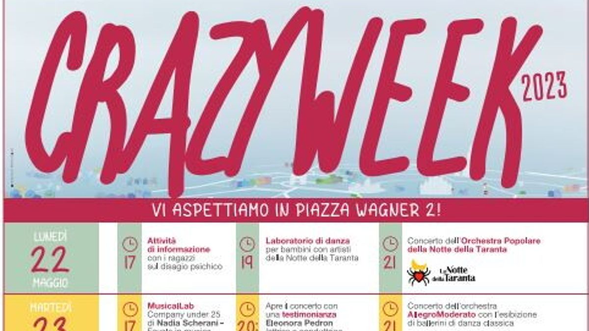 "Crazy week", a Milano le giornate di sensibilizzazione sul disagio ...