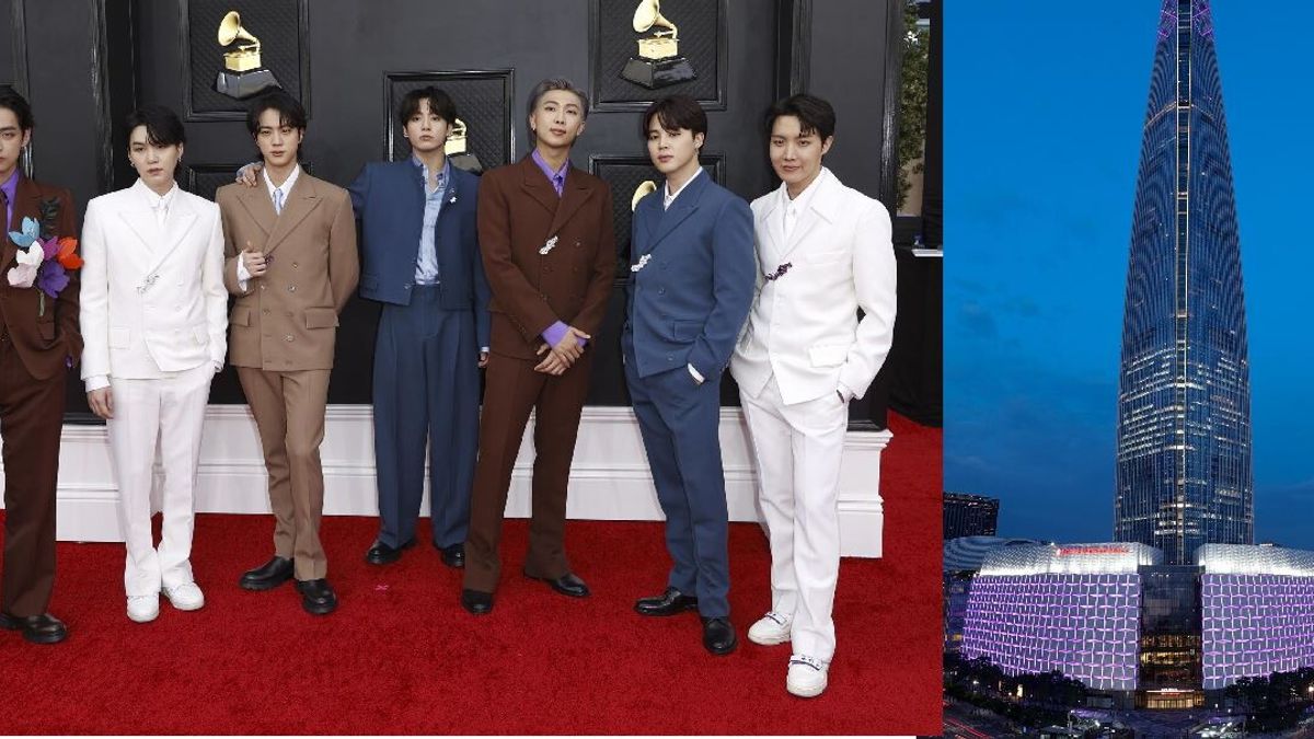 Bts compiono 10 anni, la band k-pop colora di viola Seoul