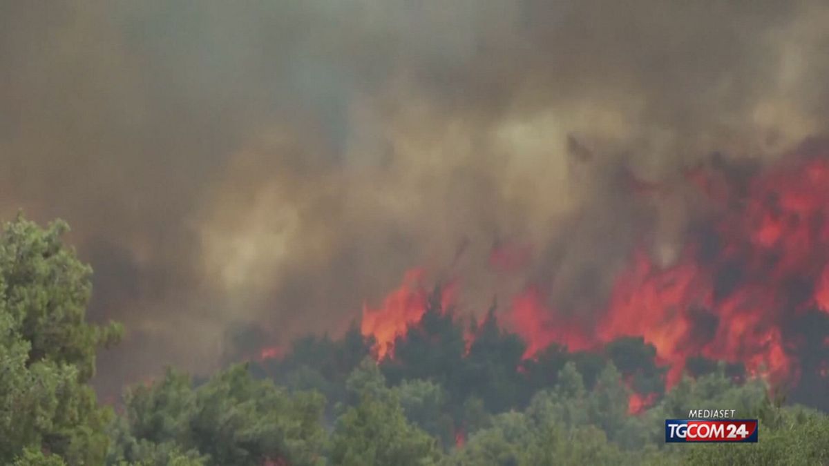 Rodi, incendi fuori controllo: 30mila turisti evacuati