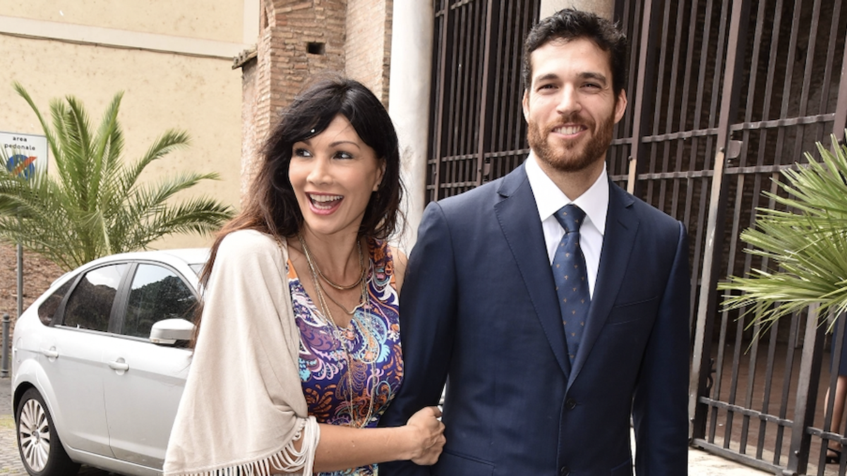 Fotogallery - Luisa Corna felice con Stefano Giovino