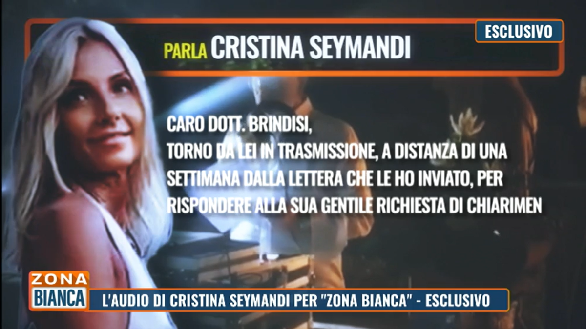 Cristina Seymandi: "Non ho prove che Massimo Segre mi tradì"