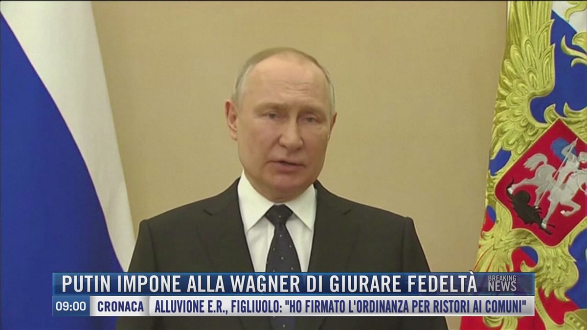 Breaking News delle 09.00 | Putin impone alla Wagner di giurare fedeltà ...