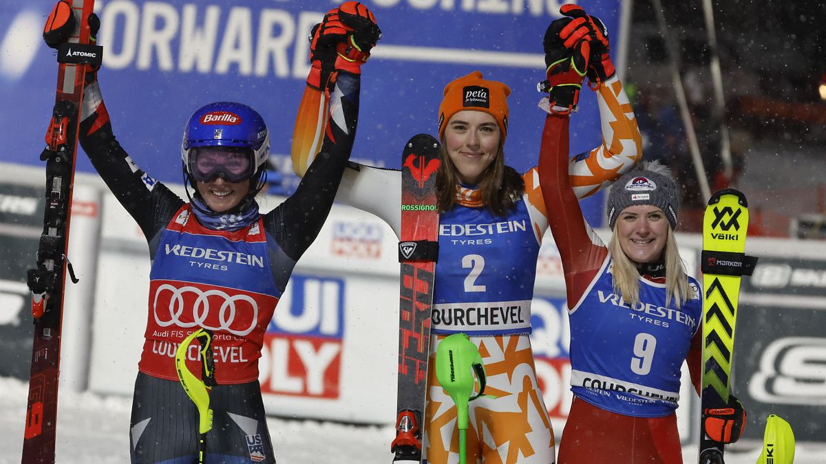 Sci alpino: Vlhova beffa Shiffrin nello slalom di Courchevel