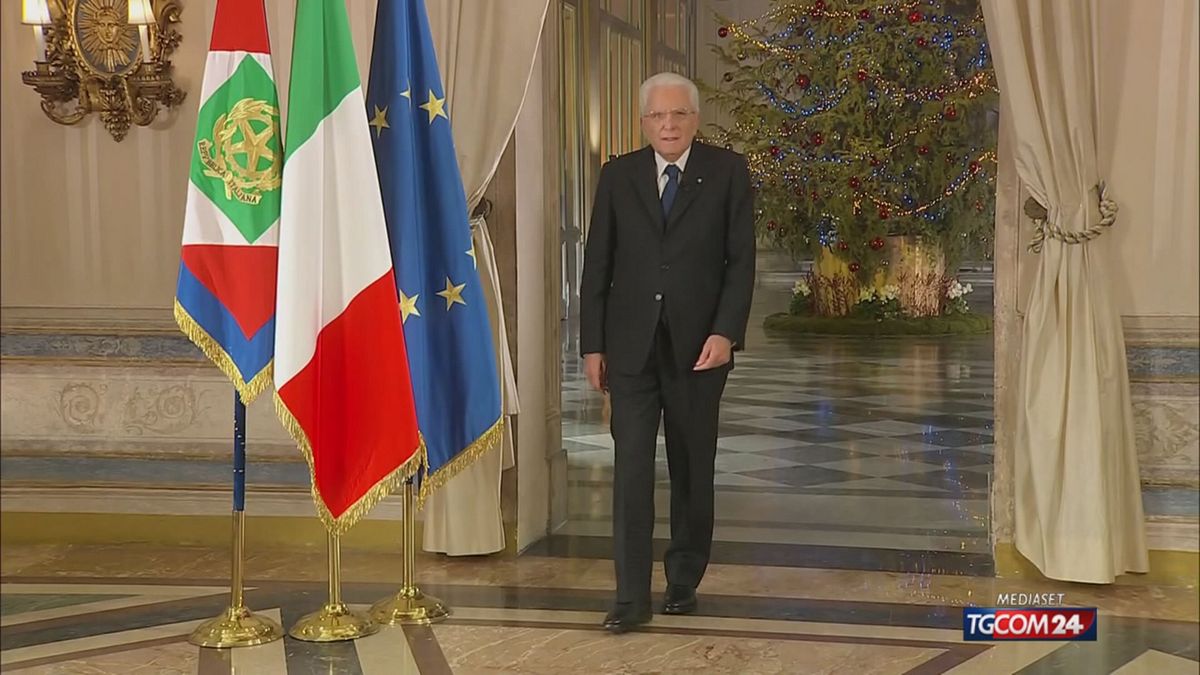 Mattarella, il discorso di fine anno