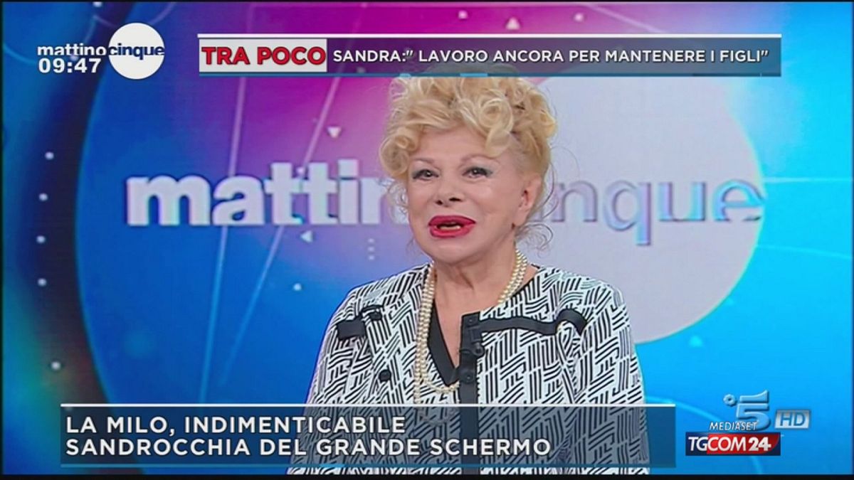 Sandra Milo, il talento della diva in tv