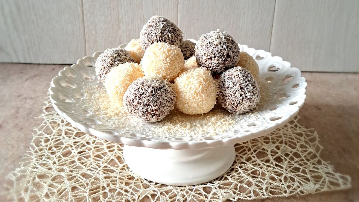 Palline cocco e ricotta