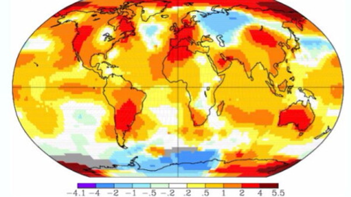 Per la prima volta riscaldamento globale +1,5 gradi in un anno Per la prima volta riscaldamento globale +1,5 gradi in un anno