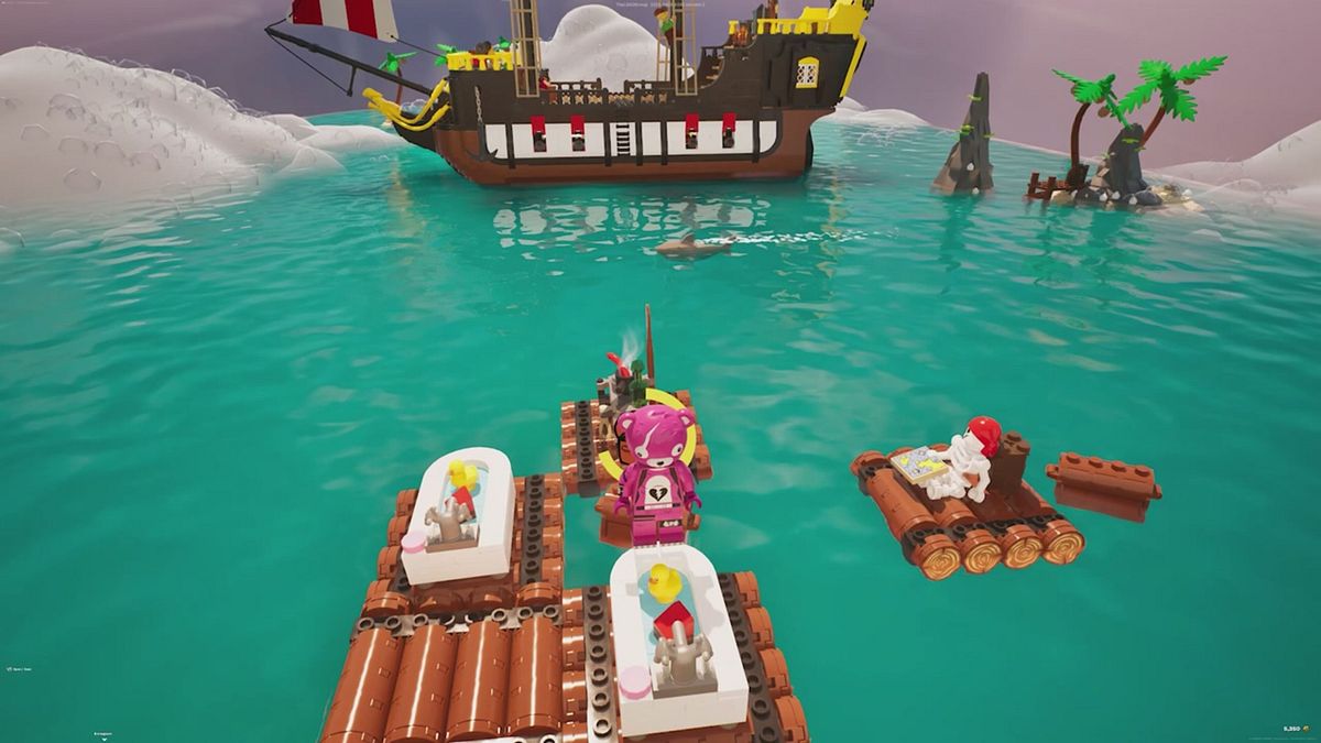 LEGO Raft Survival, sfida per la sopravvivenza su Fortnite