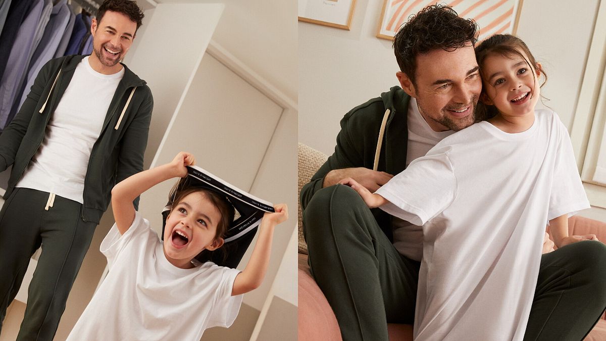 Un papà e la sua bambina: la campagna moda per la Festa del papà
