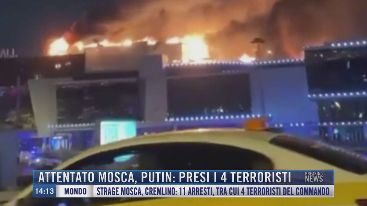 Breaking News delle 14.00 | Attentato Mosca, Putin: presi i 4 ... Breaking News delle 14.00 | Attentato Mosca, Putin: presi i 4 ...