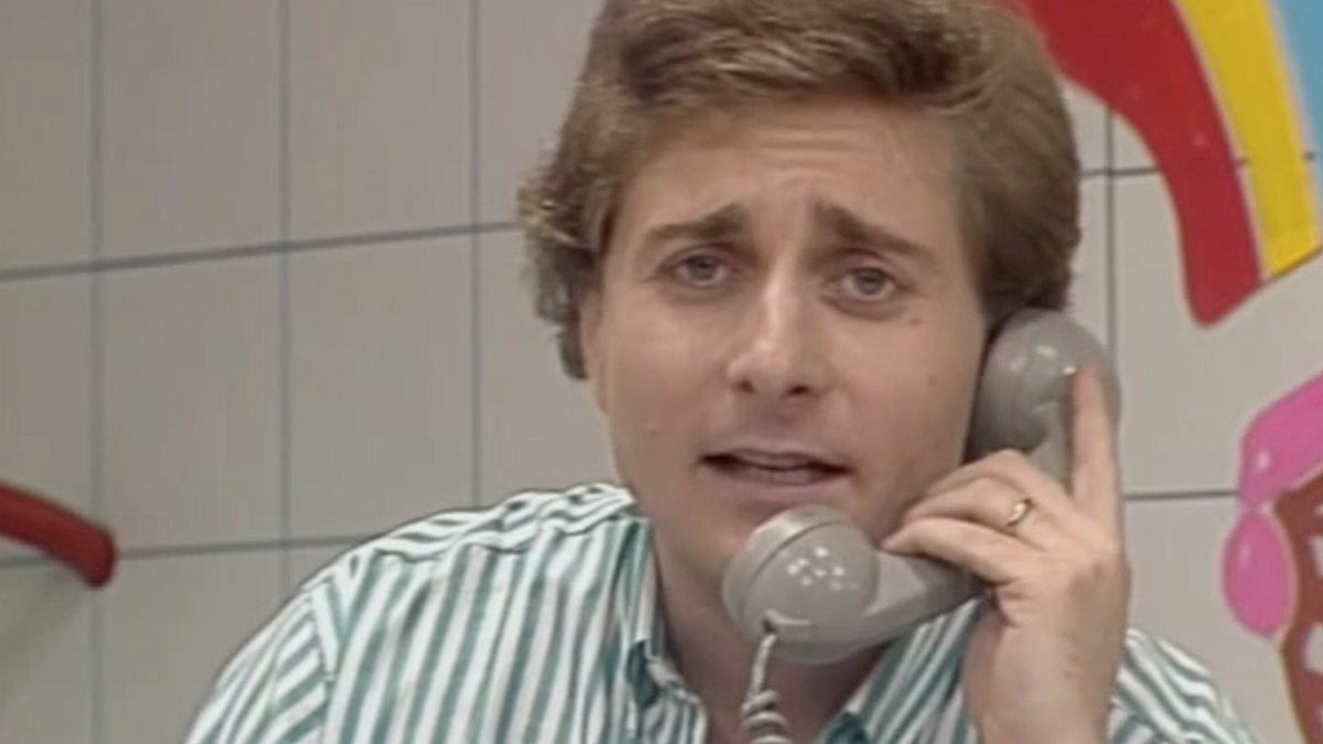 Paolo Bonolis a "Bim Bum Bam" 1987