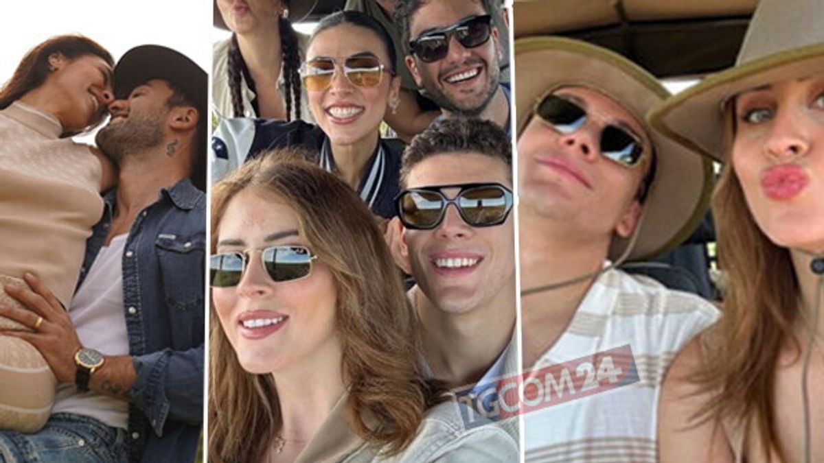 Fotogallery - Il safari di Valentina Ferragni e Matteo Napoletano con i ...