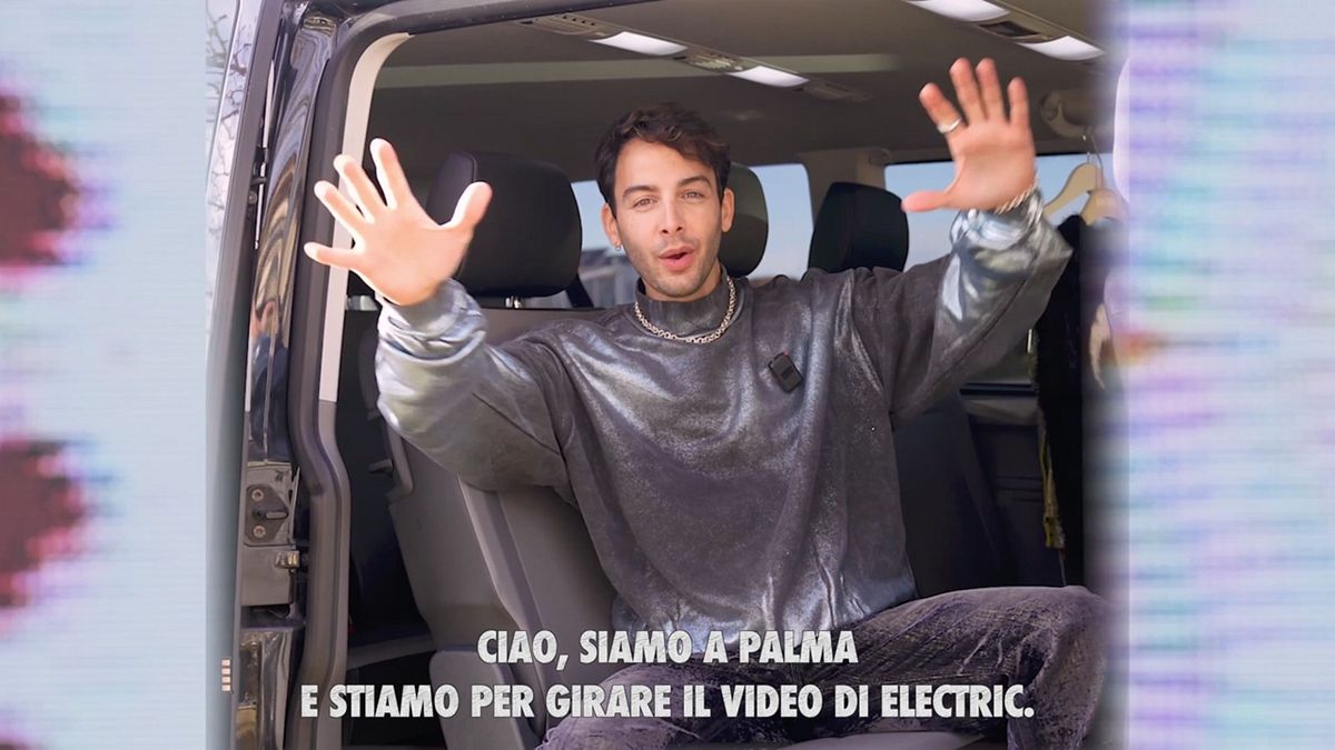 Darin, dietro le quinte del video di "Electric"