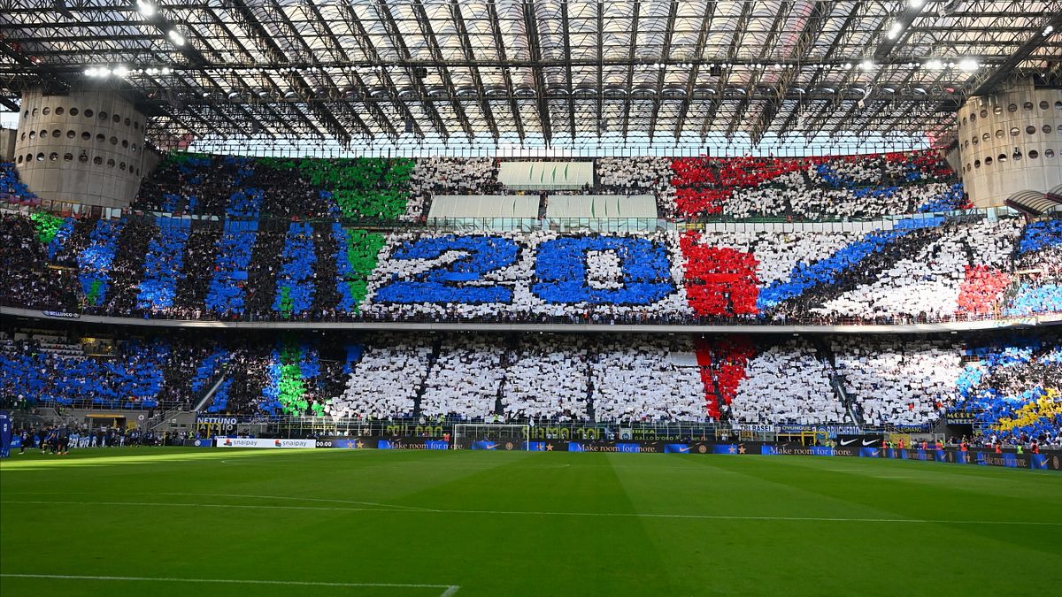 Inter, la coreografia abbraccia tutto san Siro: spettacolo con la Lazio