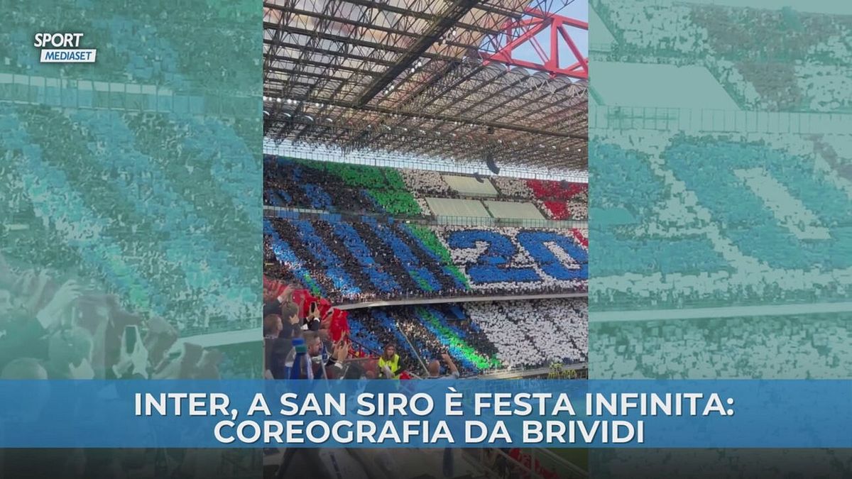 Festa scudetto Inter: coreografia da brividi - SportMediaset
