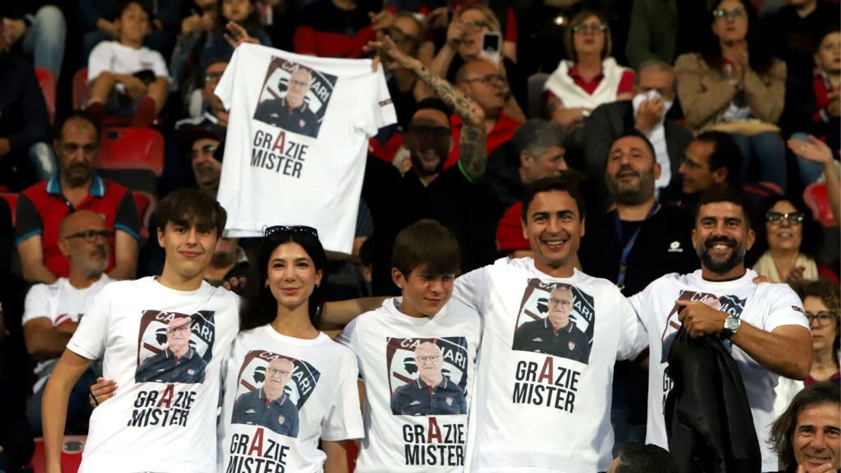 Cagliari saluta Ranieri con una standing ovation