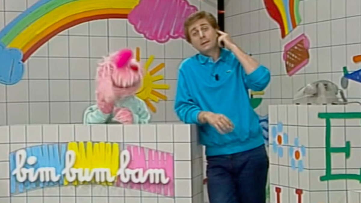 Auguri Paolo Bonolis, eccolo a "Bim Bum Bam" 1987