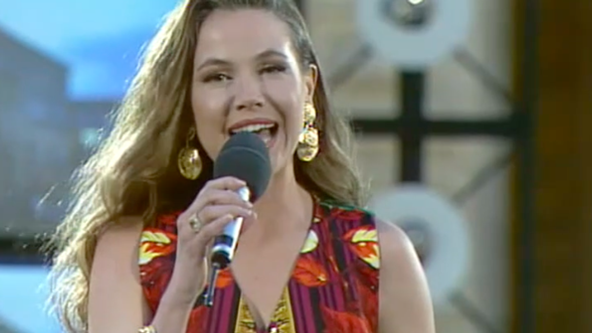 L'esordio di Federica Panicucci a "Festivalbar" 1993