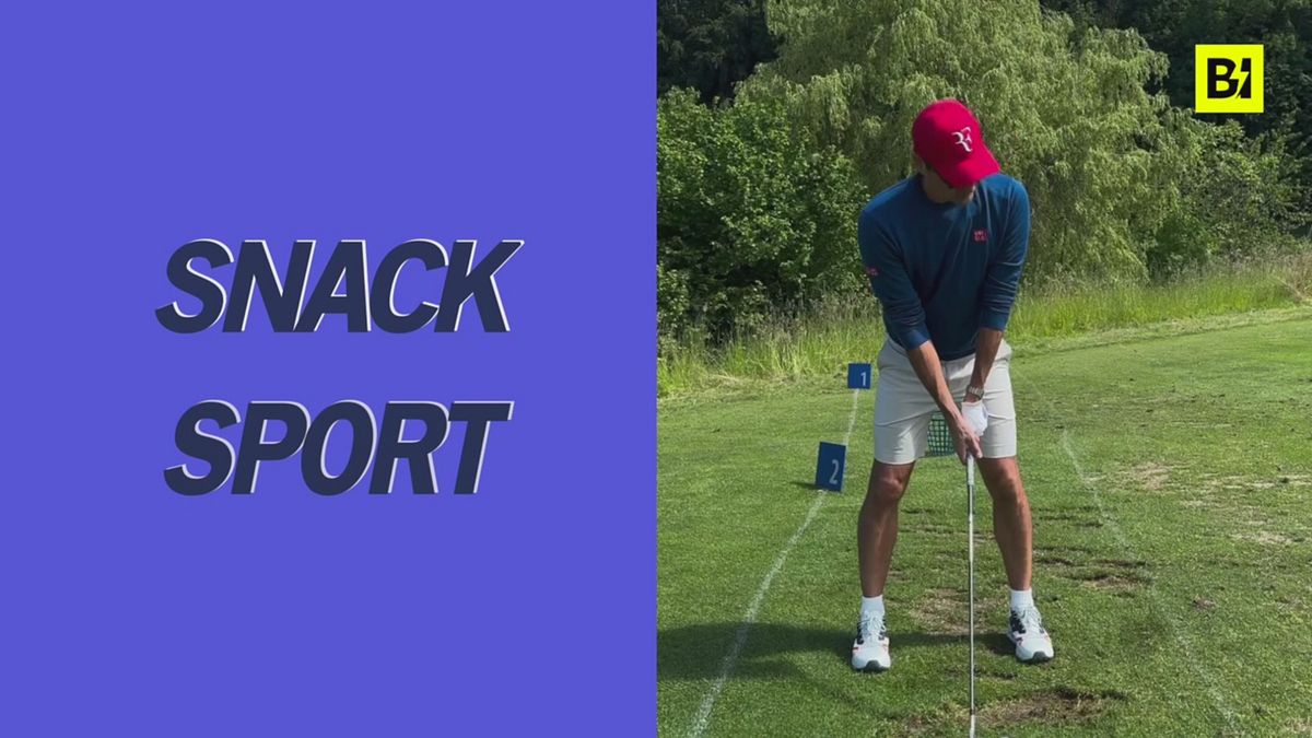 Roger Federer ci prova con il golf
