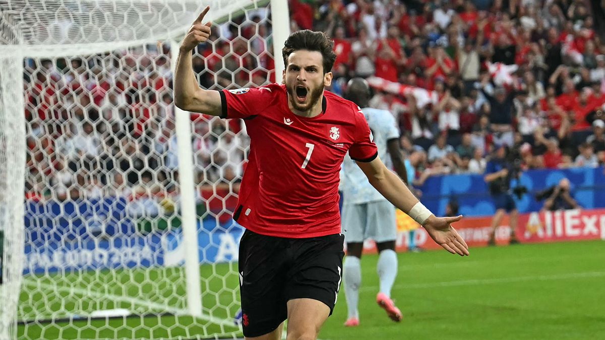 Euro 2024, Georgia-Portogallo 2-0: storici ottavi per Kvara & Co.